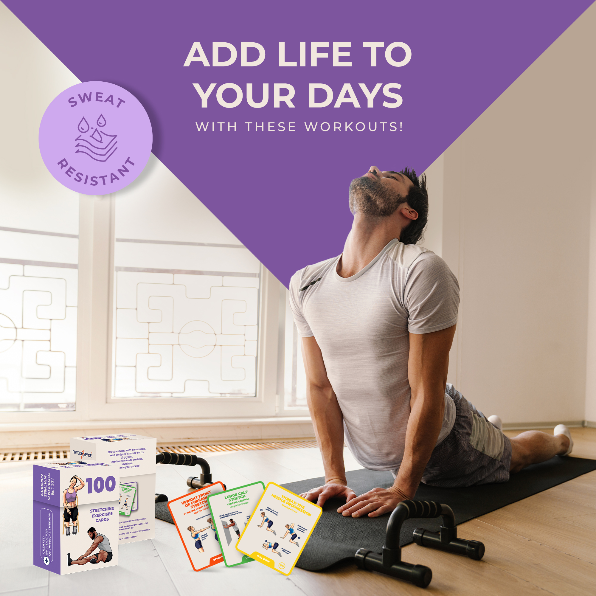 100 Stretching and Targeted Pain Relief FlashCards